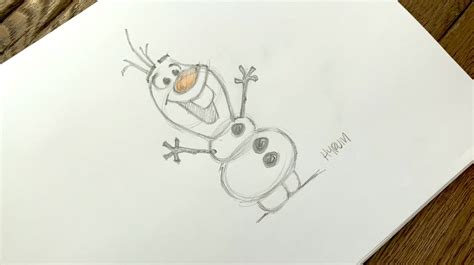 Frozen Olaf Drawing Pencil