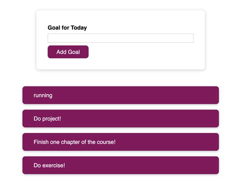 GitHub Cindywritescode React Goal List