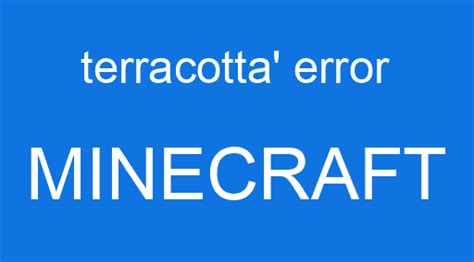 How Do I Fix The Error Code Terracotta Error Message Error Solutions