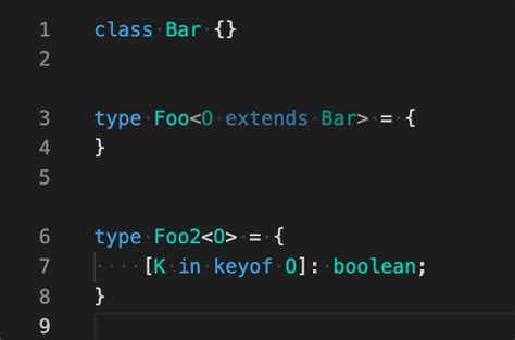 Keywords Not Recognized After Type Name Declarations In Generics