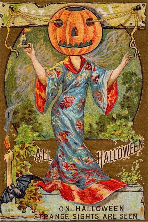40 Amazing Halloween Postcards From The Early 20th Century ~ Vintage