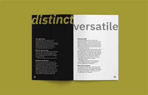 IBM Plex Sans Typeface Specimen On Behance