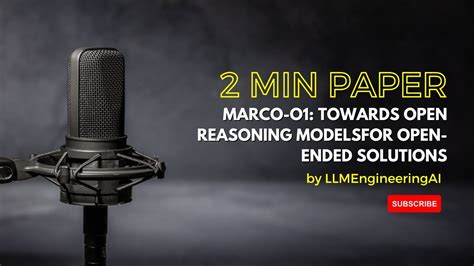 marco o1 towards open reasoning modelsfor open ended solutions 2min