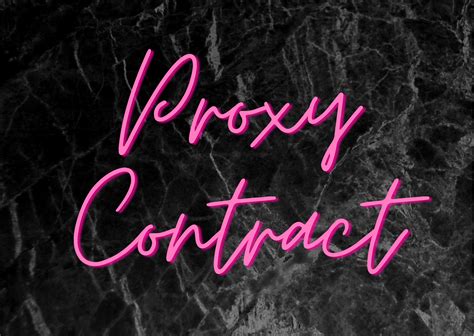 Proxy Contract A Contract Acting As A Middleman By Aman Agarwal