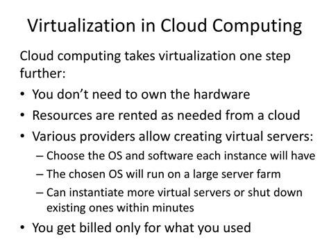 Ppt Virtualization And Cloud Computing Powerpoint Presentation Free