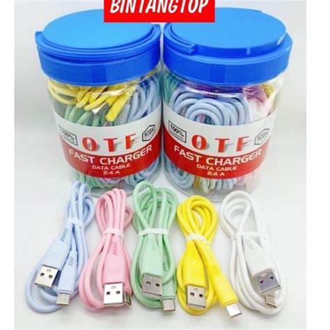 Jual Q3t6 Kabel Data Otf Macaron Usb Type C 24a F Charging High