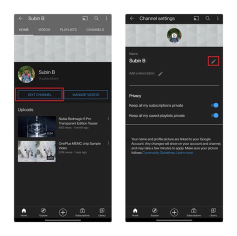 How To Change YouTube Channel Name Without Changing Google Account Name Beebom