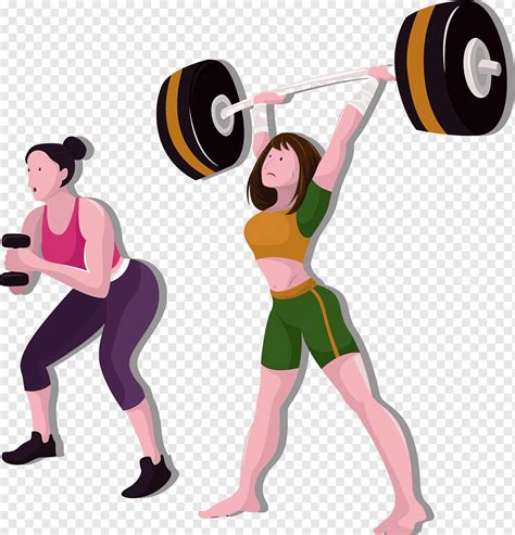 스포츠 소녀 역도 Png Pngwing