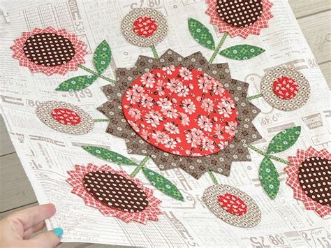 Flea Market Flowers Sew Along Week Five Artofit