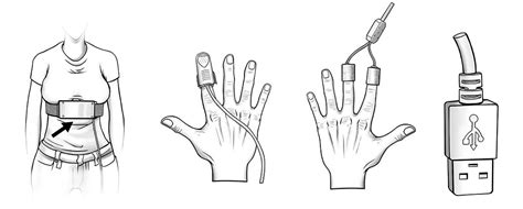 USB Polygraph Computer Lie Detector Polygraph Real Lie Detector
