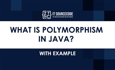 what is polymorphism in java with examples