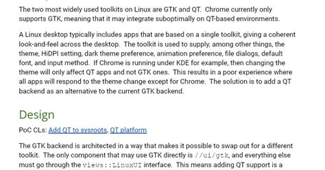 Did You Know Chromium Is Developing A Qt Backend Rkde