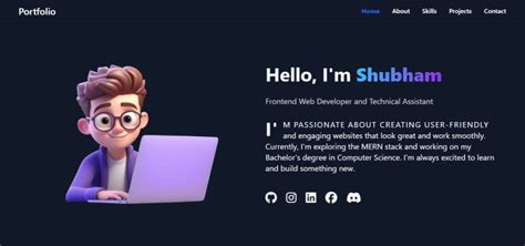 Shubham Dixit On Linkedin Webdevelopment Portfolio React Frontend