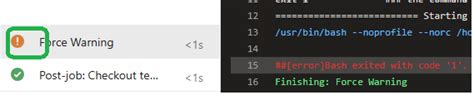 How To Get Warning Badge In Azure Devops Pipeline At Tasks Level