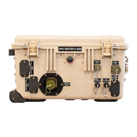 Solar Stik Pro Verter S 3000 Operation And Maintenance Manual Pdf Download Manualslib