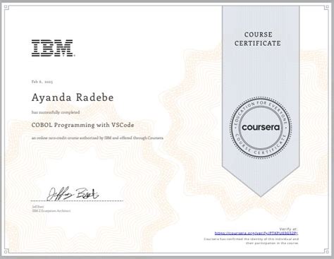 ayanda radebe on linkedin i have successfully completed the cobol
