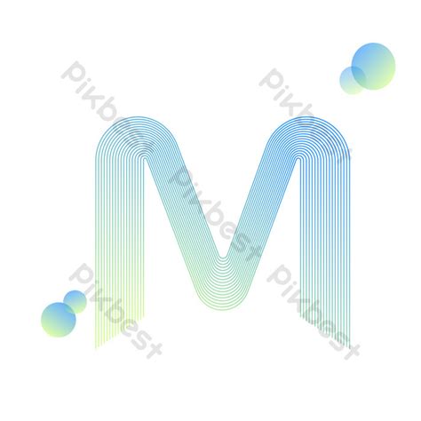 Gradient Line Element Letters Commercially Available Png Images Ai