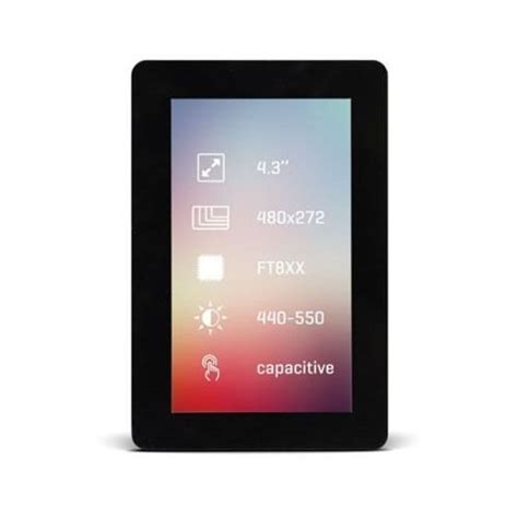 mikroelektronika mikroe 2167 color lcd display 480 x 272 pixels 4 3