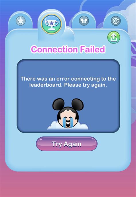 Connection Failed Rdisneyemojiblitz