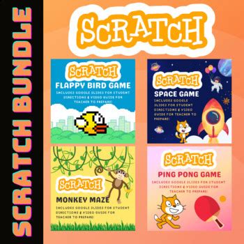 Scratch Computer Coding Bundle Scratch Games By Coding With Kat