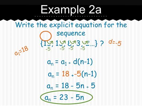 4.2A Arithmetic Explicit and Recursive Sequences - ppt video online download