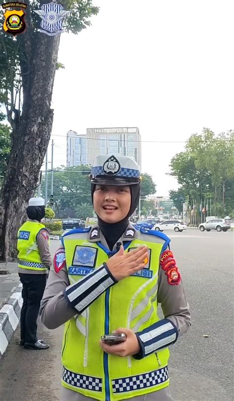 Video Polwan Cantik Ini Viral Di Baturaja Himbauan Okm 2023