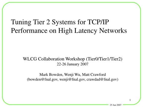 Ppt Enhancing Tcpip Performance On High Latency Networks Powerpoint Presentation Id4018765