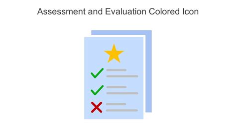 Assessment And Evaluation Colored Icon In Powerpoint Pptx Png And