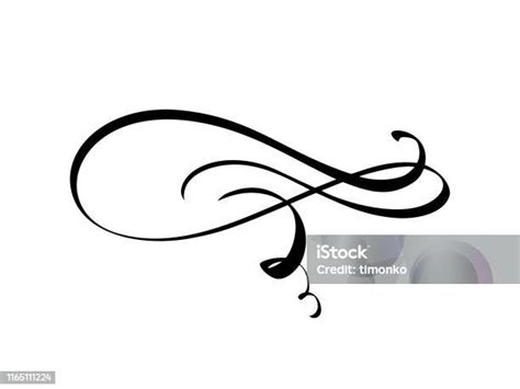 빈티지 소용돌이 서 예 번성 벡터 분배자 장식 디자인 책 인사말 카드 결혼식 초대장 발렌타인 데이용 일러스트 결혼식에 대한 스톡 벡터 아트 및 기타 이미지 Istock