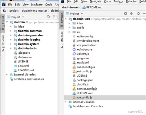 eladmin mp 前后端分离项目搭建流程 csdn博客