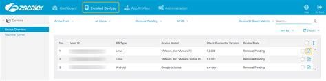 Force Removing A Device From The Zscaler Client Connector Portal Zscaler