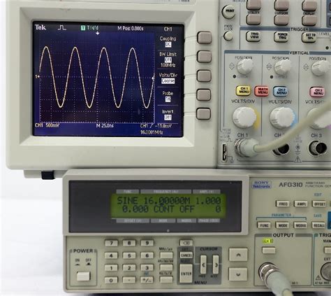 Yahoo オークション 【正常動作品】tektronix Afg310 16 Mhz ファン