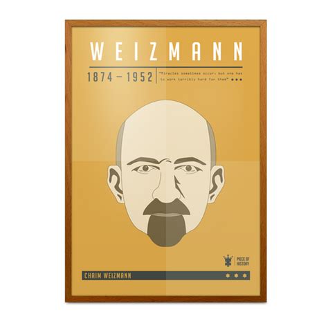Chaim Weizmann Print Piece Of History