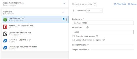 Cicd For Spfx Deployment In Azure Devops Using M365 Cli Living