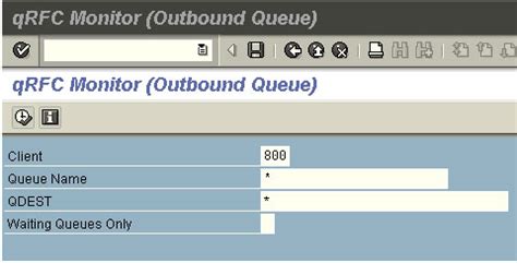 QRFC Outbound And QRFC Inbound Queue