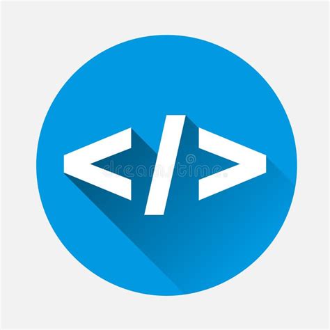 Computer Code Slash Vector Icon Symbol Of Programming Webdesign On