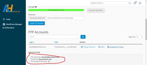 Cara Menggunakan Ftp Di Cpanel Arenpedia