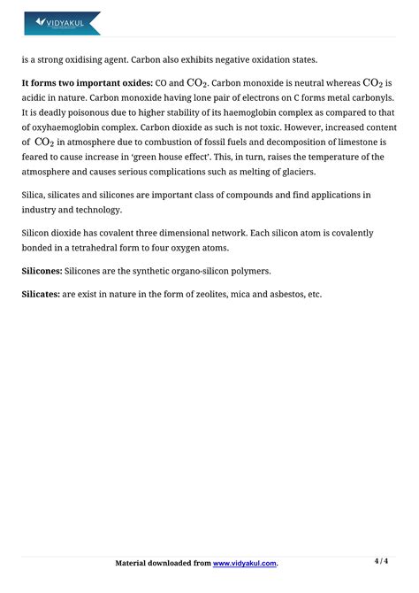 the p block elements class 11 notes vidyakul