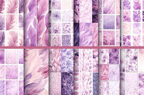 Mauve Patterns Graphic By Digital Art Studio Creative Fabrica