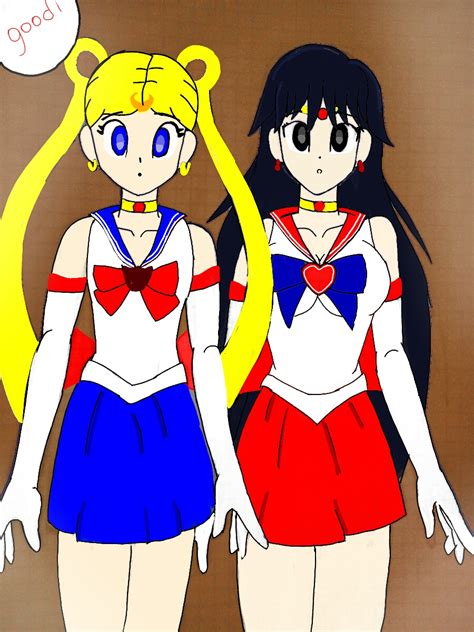 Hypnotized Sailor Moon And Mars By Diegosagiro On Deviantart