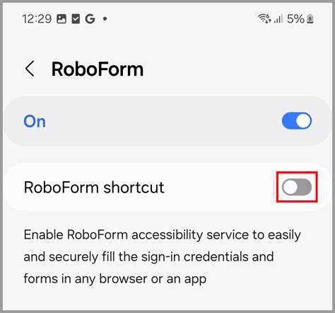 How To Enable Android Autofill And Accessibility Mode Roboform Help