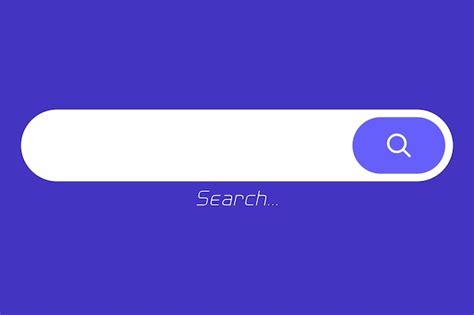 Premium Vector Vector Internet Browser Search Engine Search Bar For