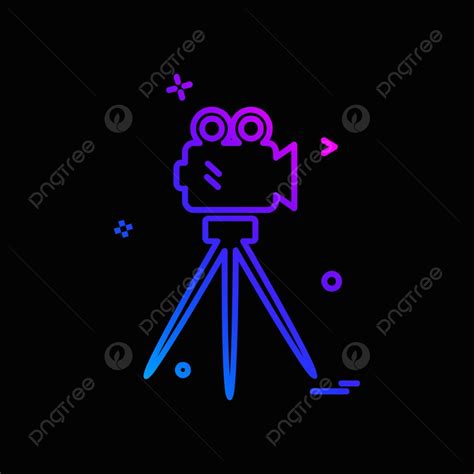 Camcoder Icon Design Vector Old Digital Element Png And Vector With