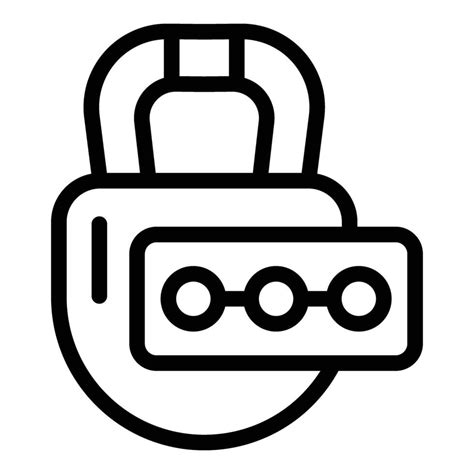 Computer Password Icon Outline Vector Virus Bug 38950794 Vector Art At