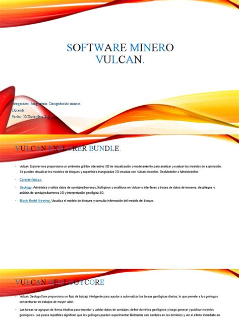 Software Minero Vulcan Pdf Software Minero Vulcan Pdf
