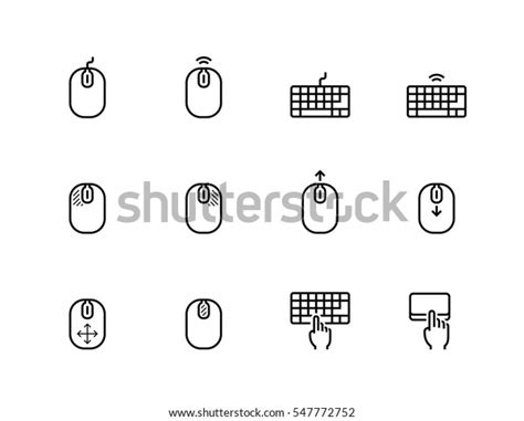 5736 Keyboard Mouse Wired Stock Vectors And Vector Art Shutterstock