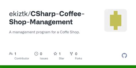Github Ekiztkcsharp Coffee Shop Management A Management Program For