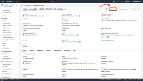 ci cd with node js and a github actions runner hosted on aws ec2