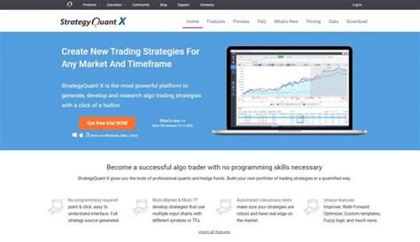 StrategyQuant X Development And Research Platform Review Forex Academy