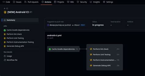 Github Actions Bilan Anroid Cicd Devops Journey